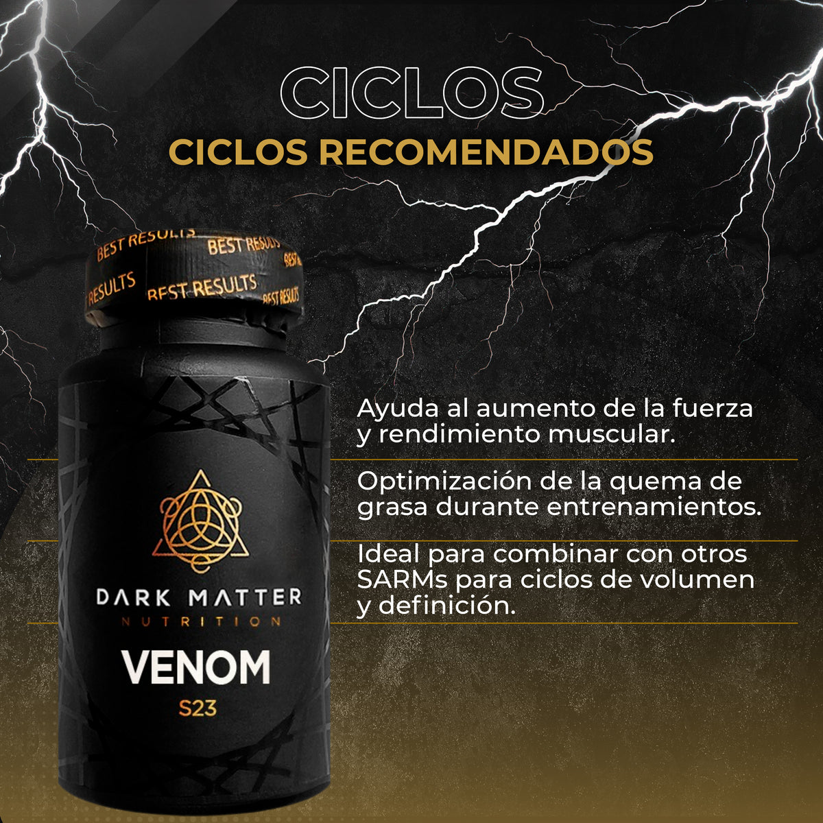 Venom 60 Tabletas 10mg 30 Servicios S23 | Dark Matter – Bold Tribe